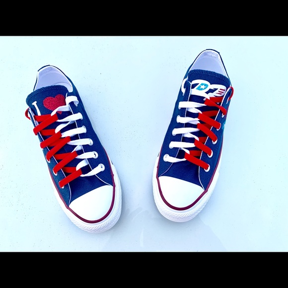 Converse | Shoes | Converse Puerto Rico Love Shoe Boricua | Poshmark
